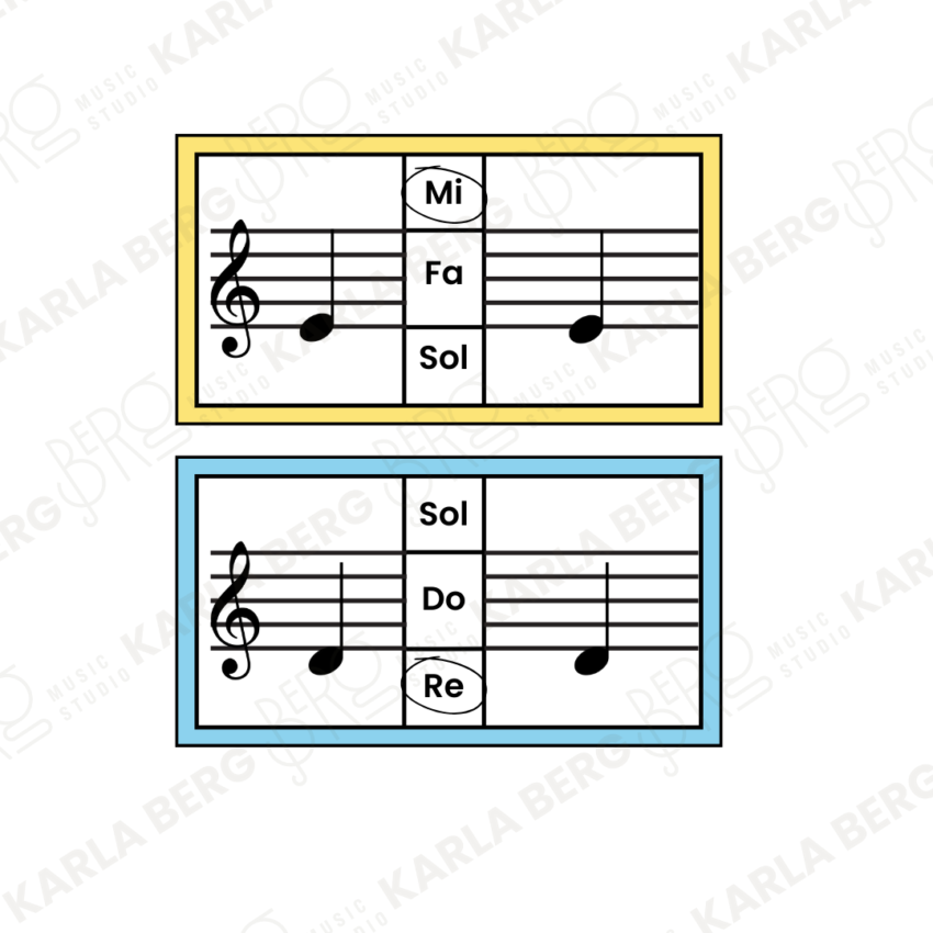48 Music Flash Cards (pdf-Do Re Mi) - Berg Music Studio